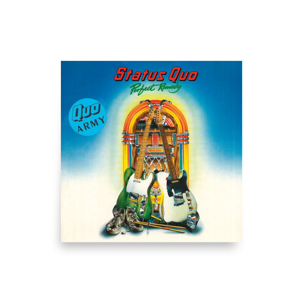'Perfect Remedy' 35th Anniversary Poster 14"x14" – Status Quo