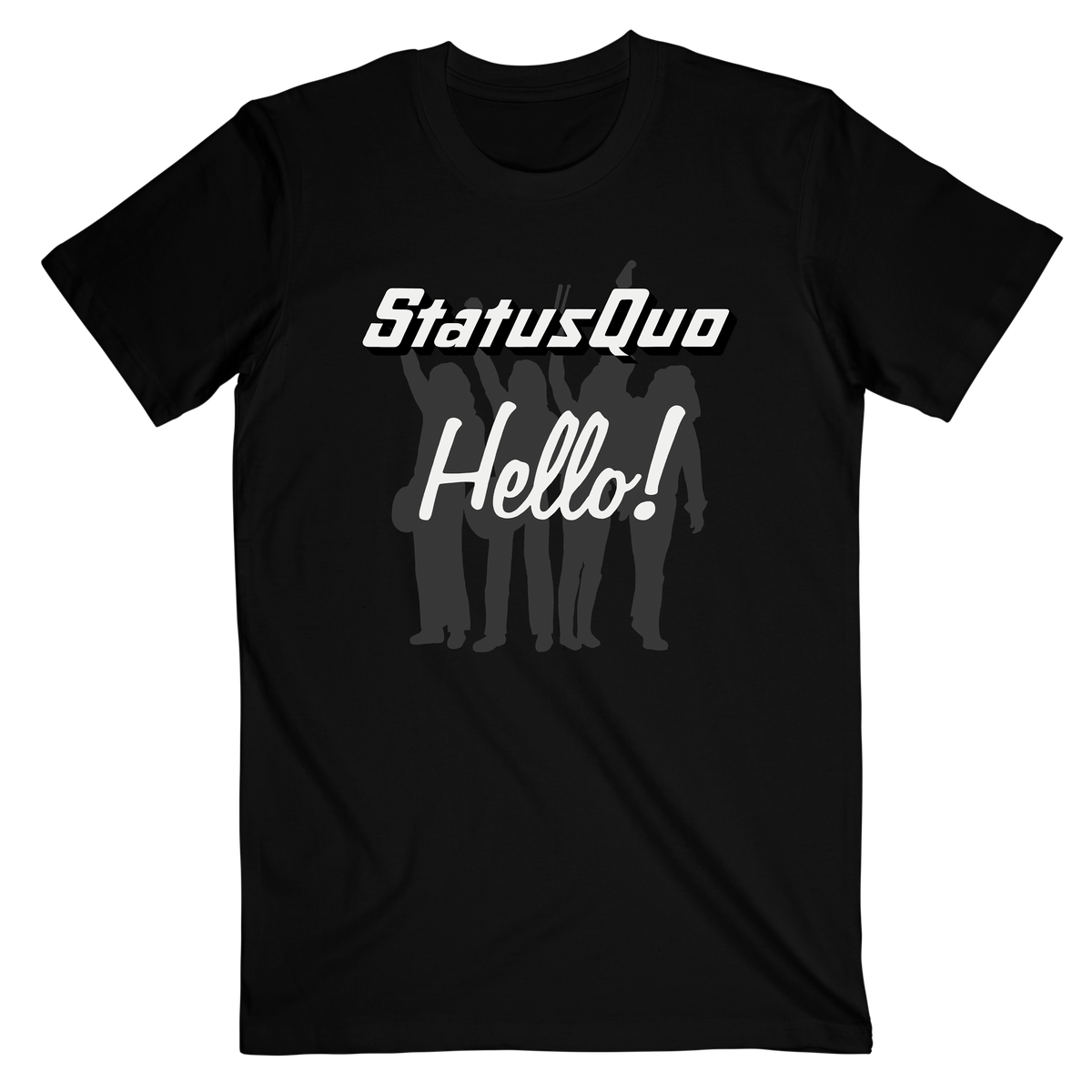 Hello! Album Dates Tee – Status Quo